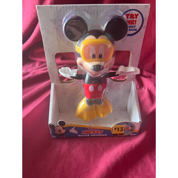 Disney | Toys | Mickey Mouse Water Swimmer Wind Up And Go Nip | Poshmark